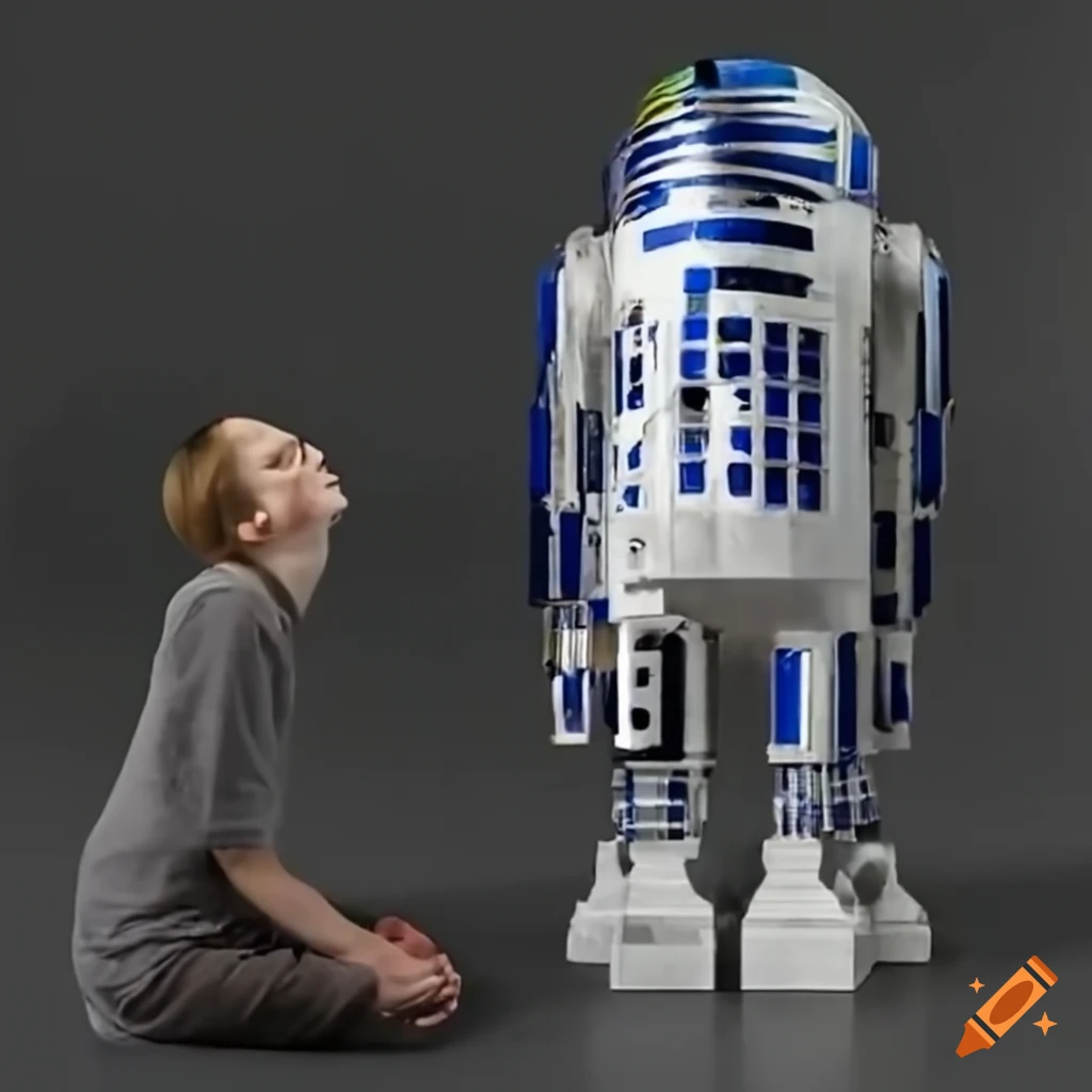 R2d2 droid from star wars on Craiyon