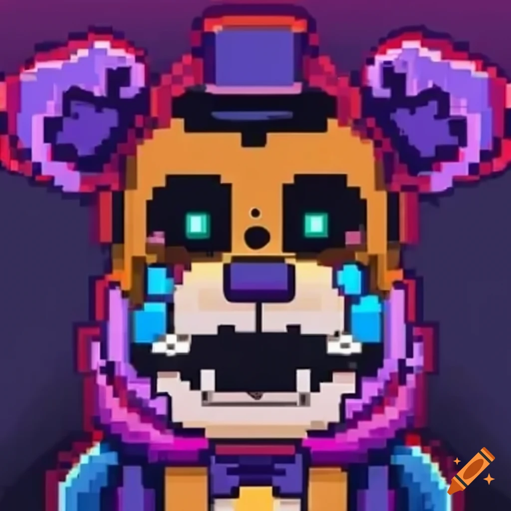 Freddy fazbear dressed as sans from undertale on Craiyon