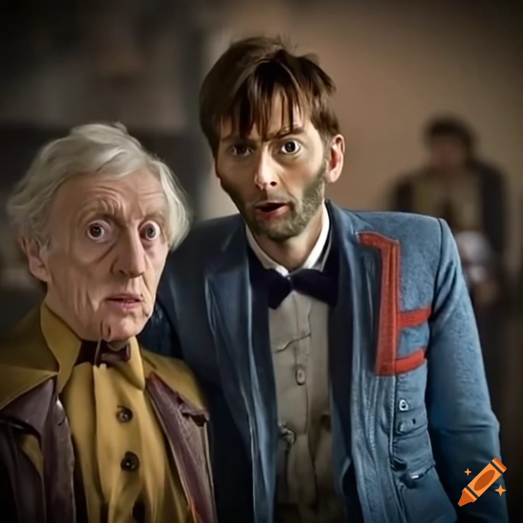 Actor alan davies as doctor who, in the control room of the tardis on ...