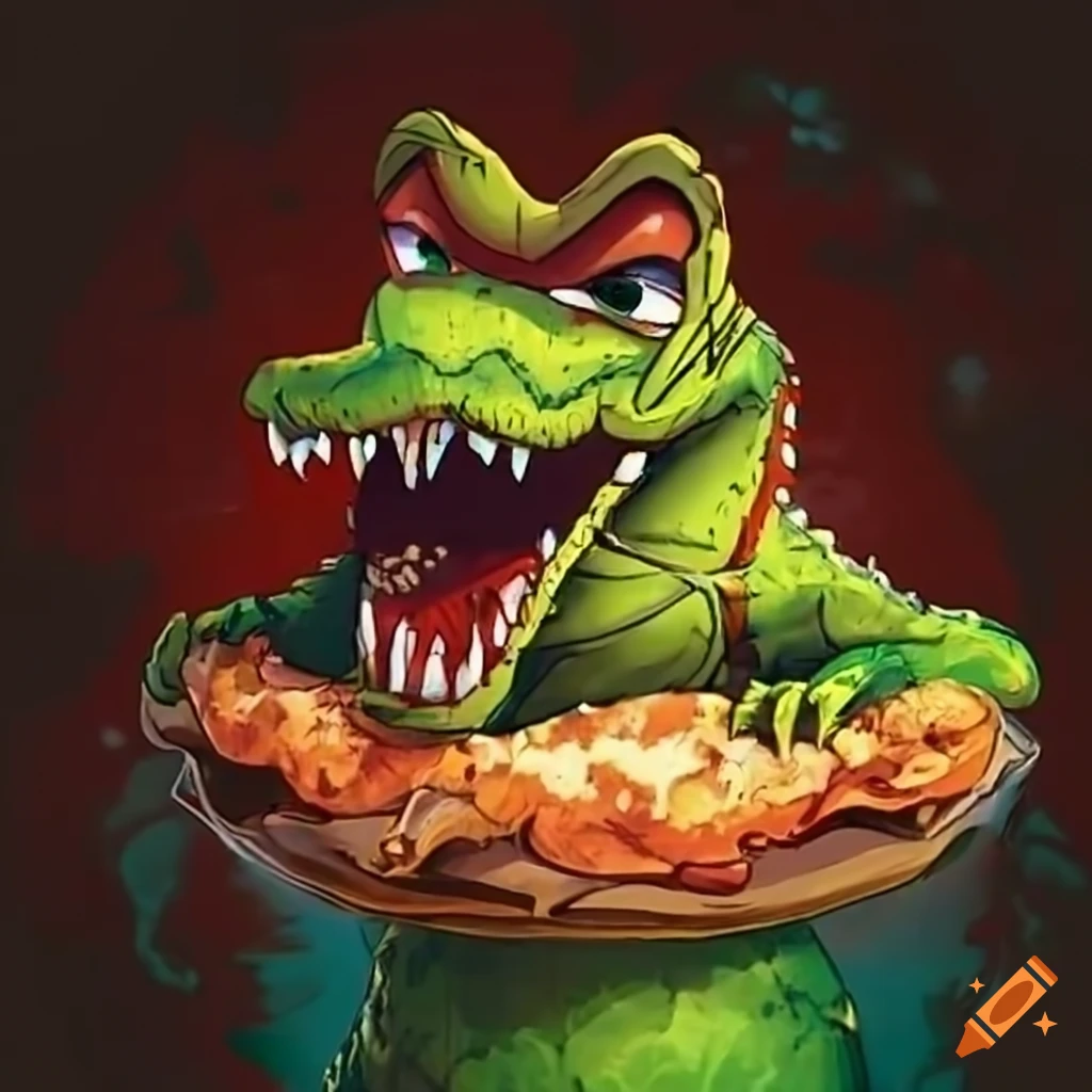 Vintage-style cajun restaurant advertisement featuring gumbo the gator ...