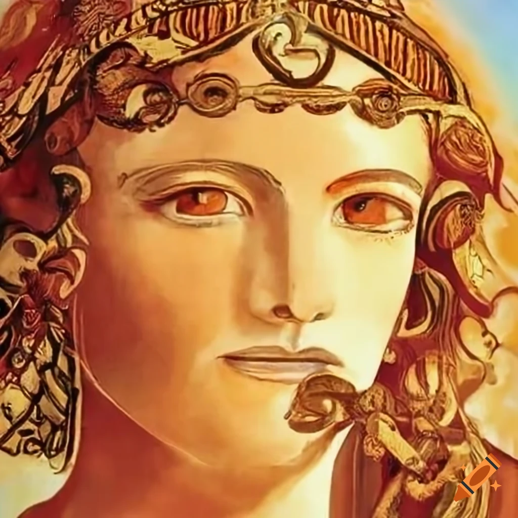 Sculpture representing the ideal body of ancient greek on Craiyon