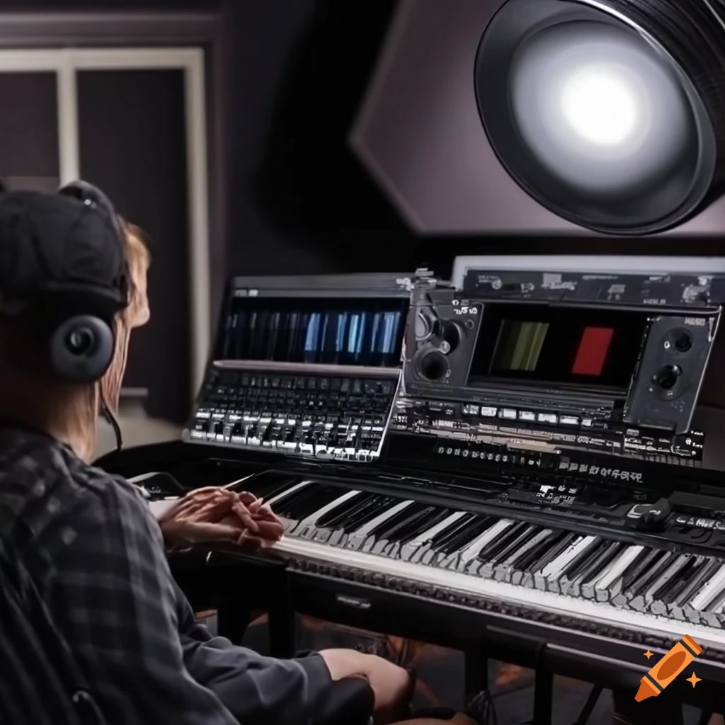 Apogee duet in a music studio