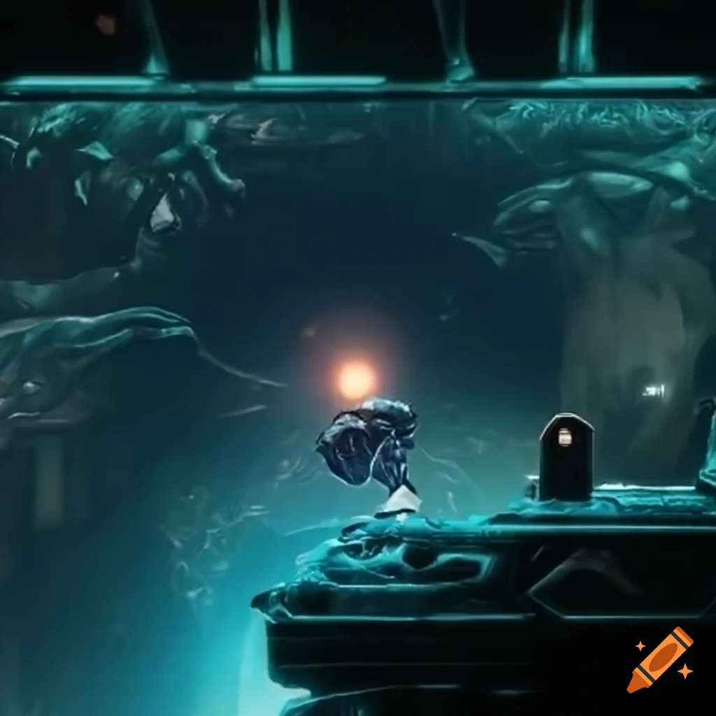 Realistic 2d game artwork of creepy alien stone tiles on Craiyon