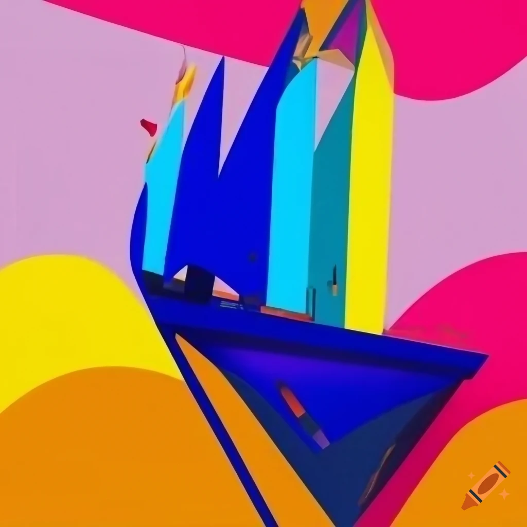 Abstract surreal poster with intricate design details on Craiyon