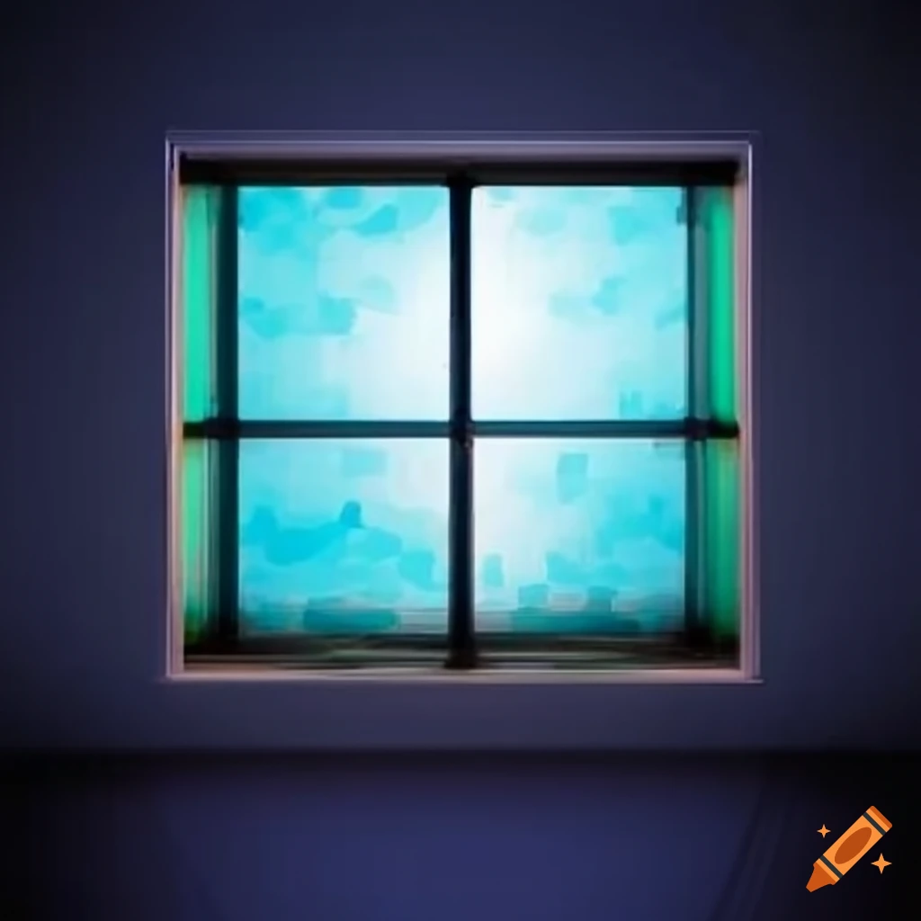 Pixel art of a window on Craiyon