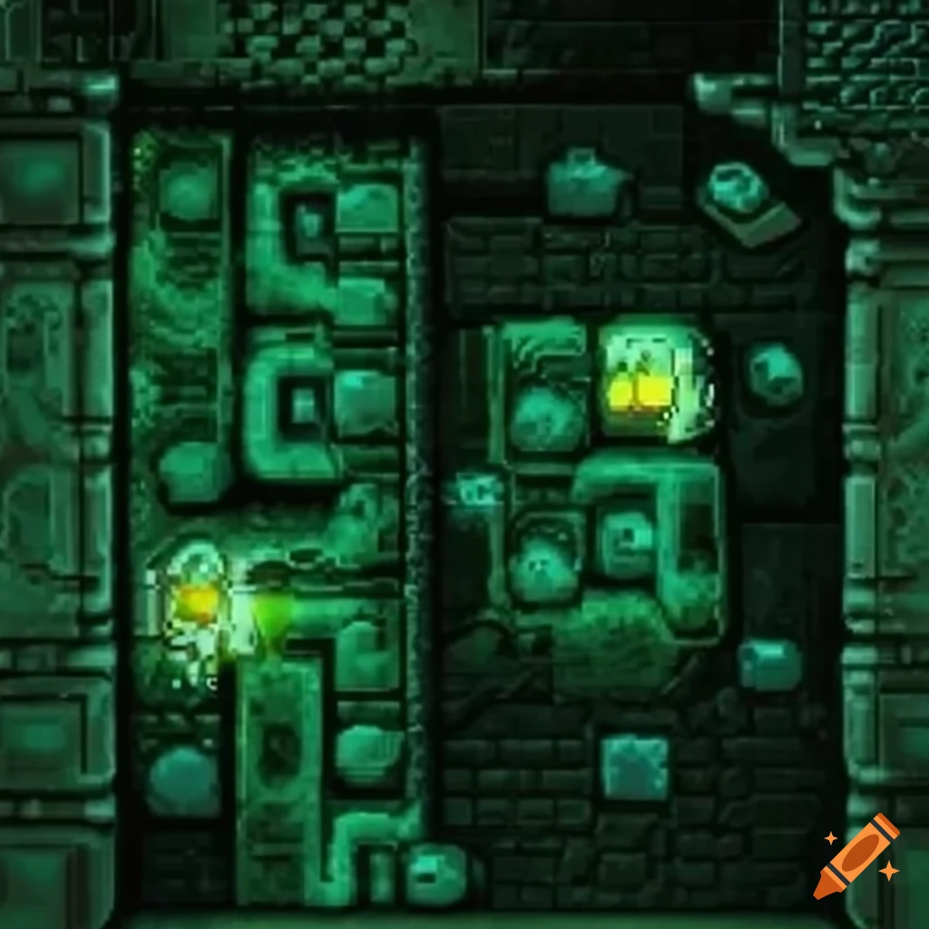 Bubble tiles in a metroid-like platform game on Craiyon