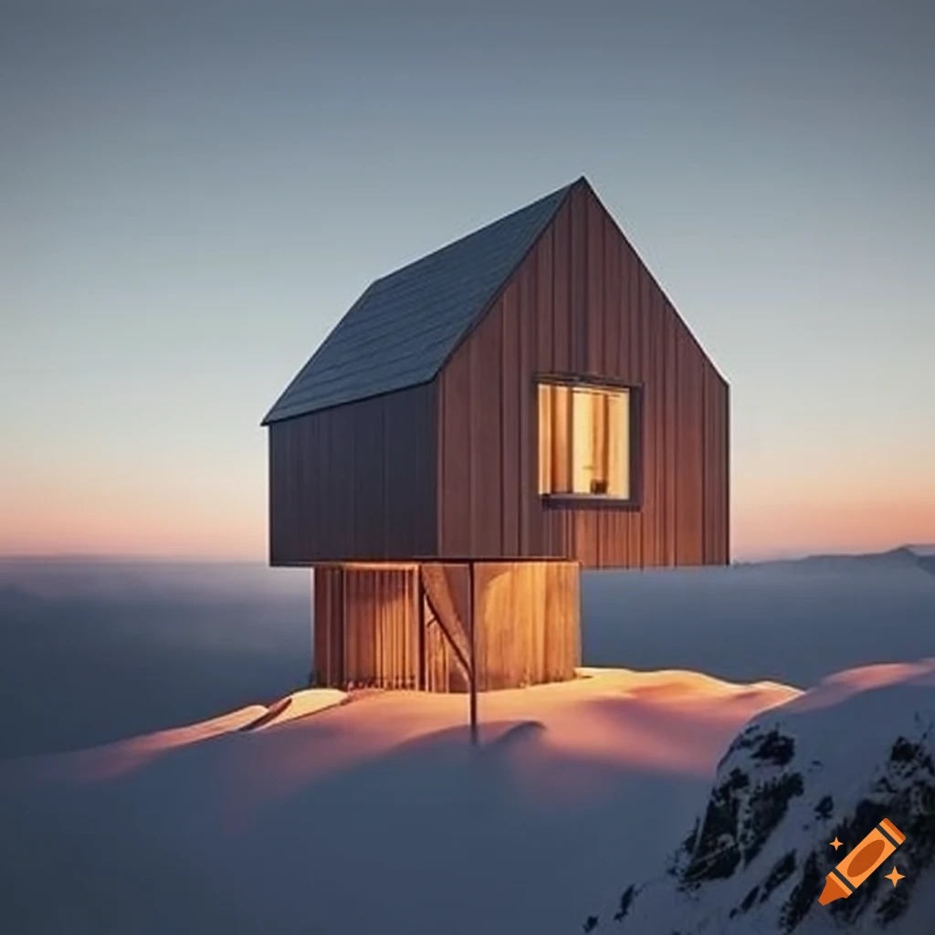 Nordic minimalism tower cabin architecture