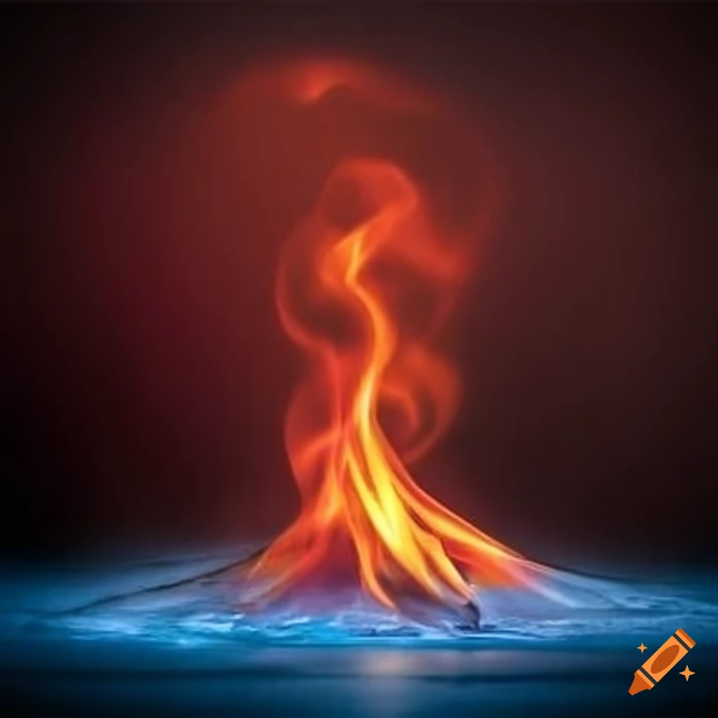 Image of fire and water