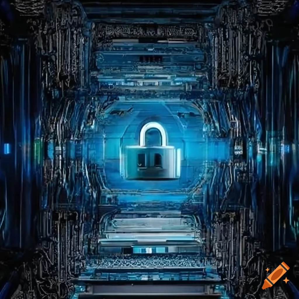 Digital security concept on Craiyon