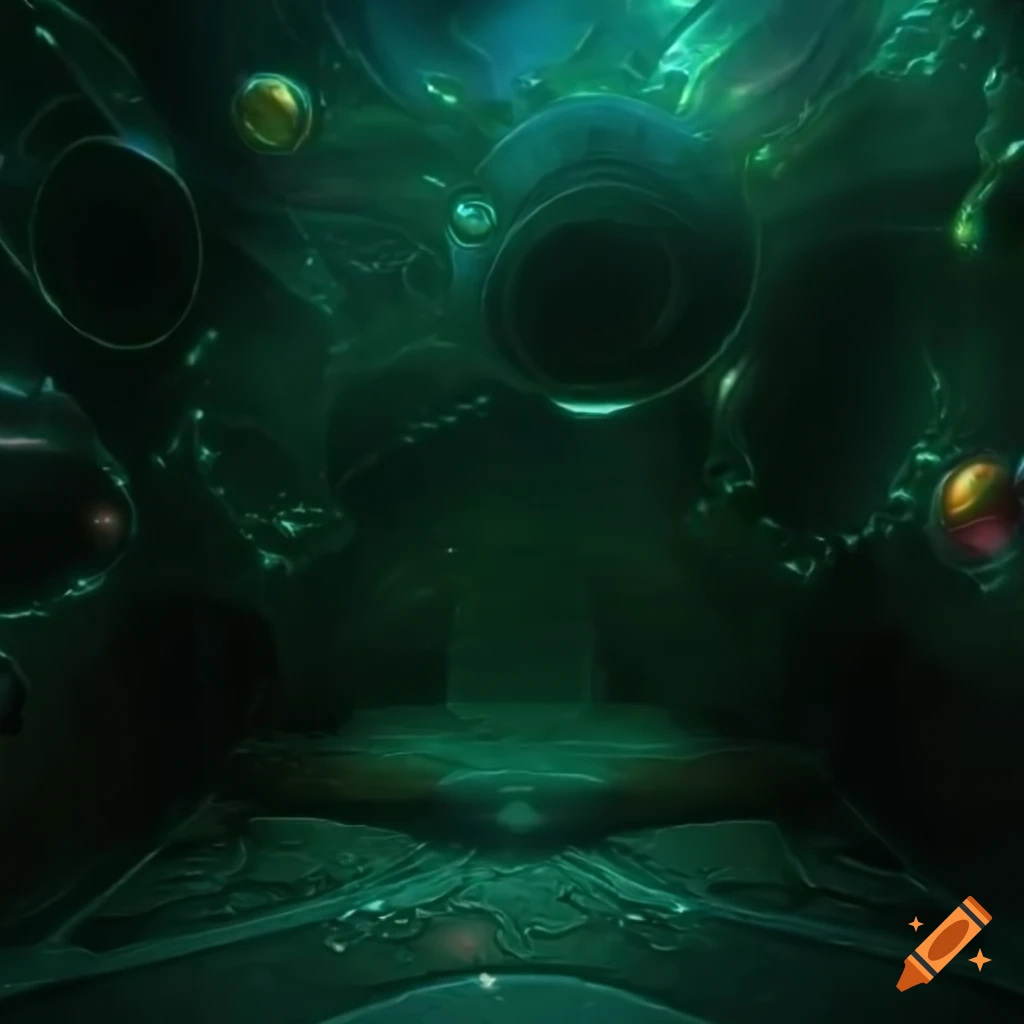 Realistic 2d bubble tiles background for metroid game