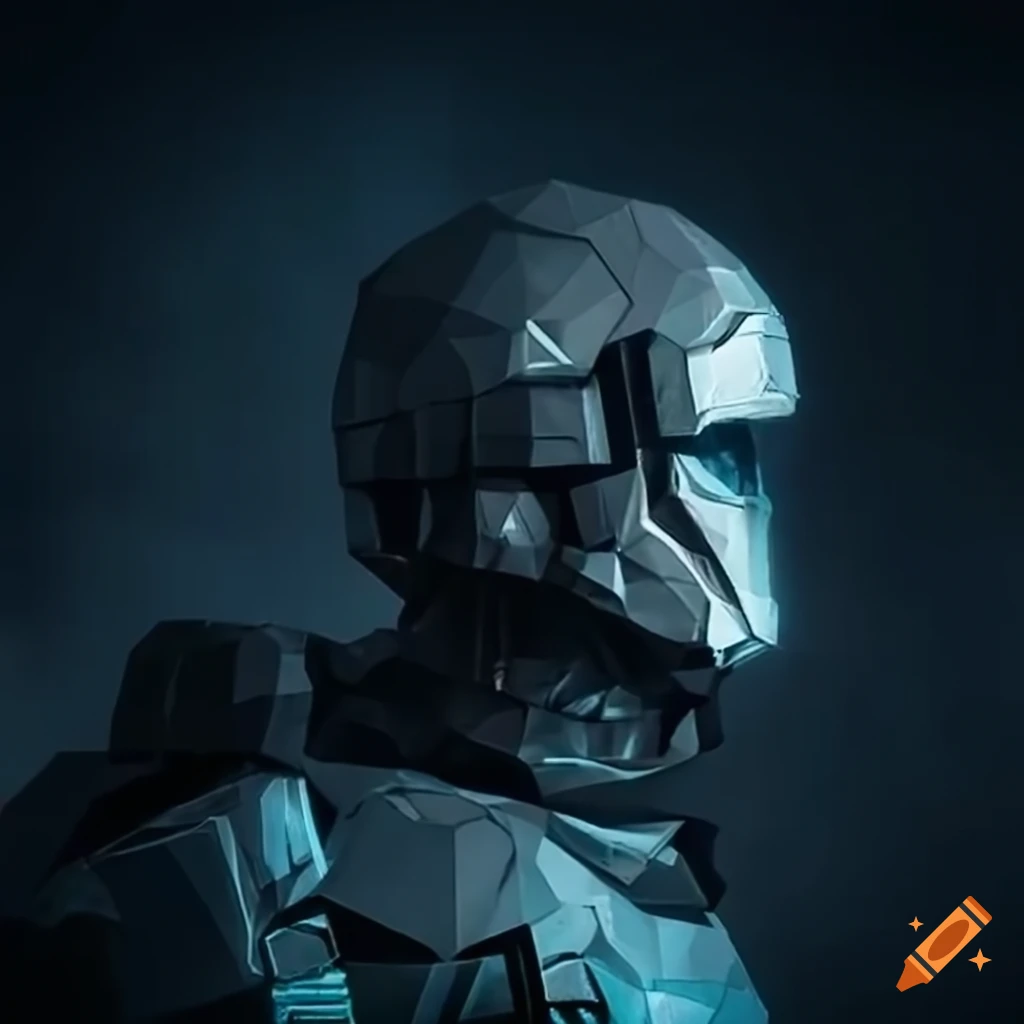 Sci-fi battle scene with realistic characters