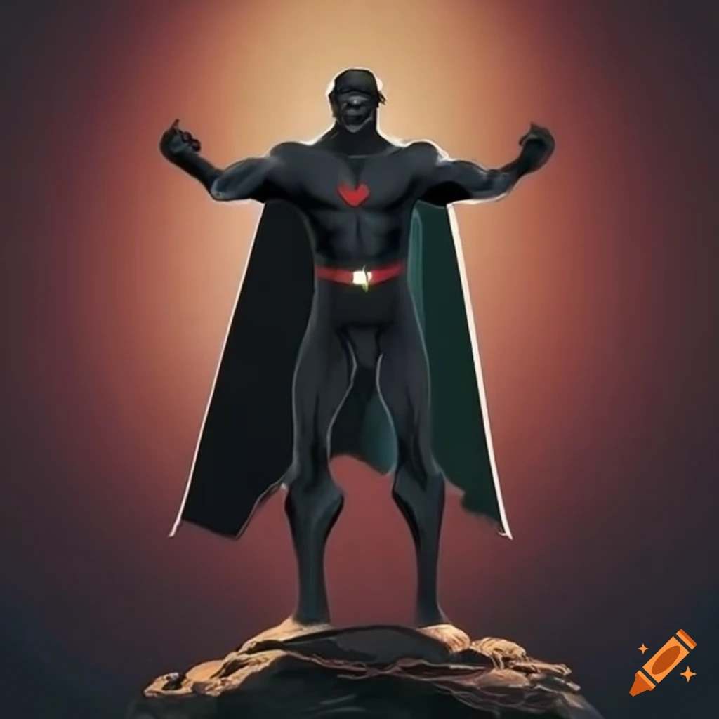 Cheeseman superhero on Craiyon