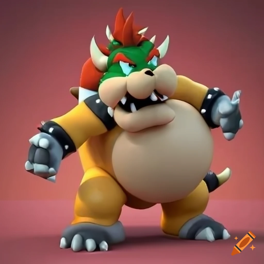 Image of Bowser character from Nintendo on Craiyon