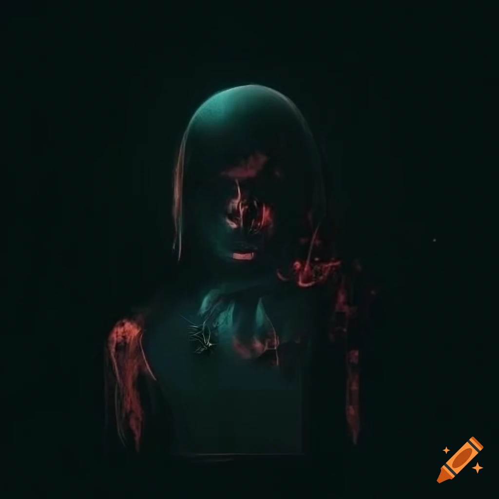 Dark and post-apocalyptic album cover for industrial techno on Craiyon