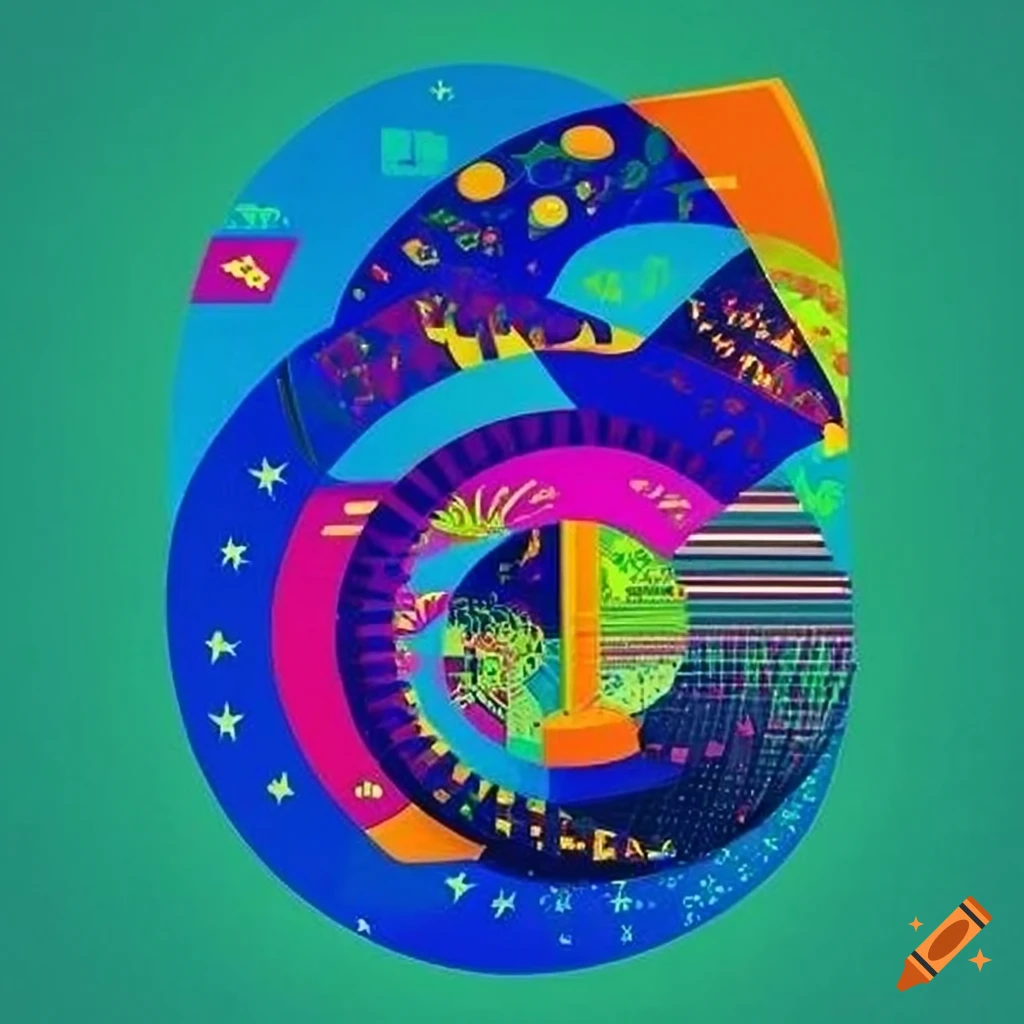 Poster design with intricate details and flat font on Craiyon