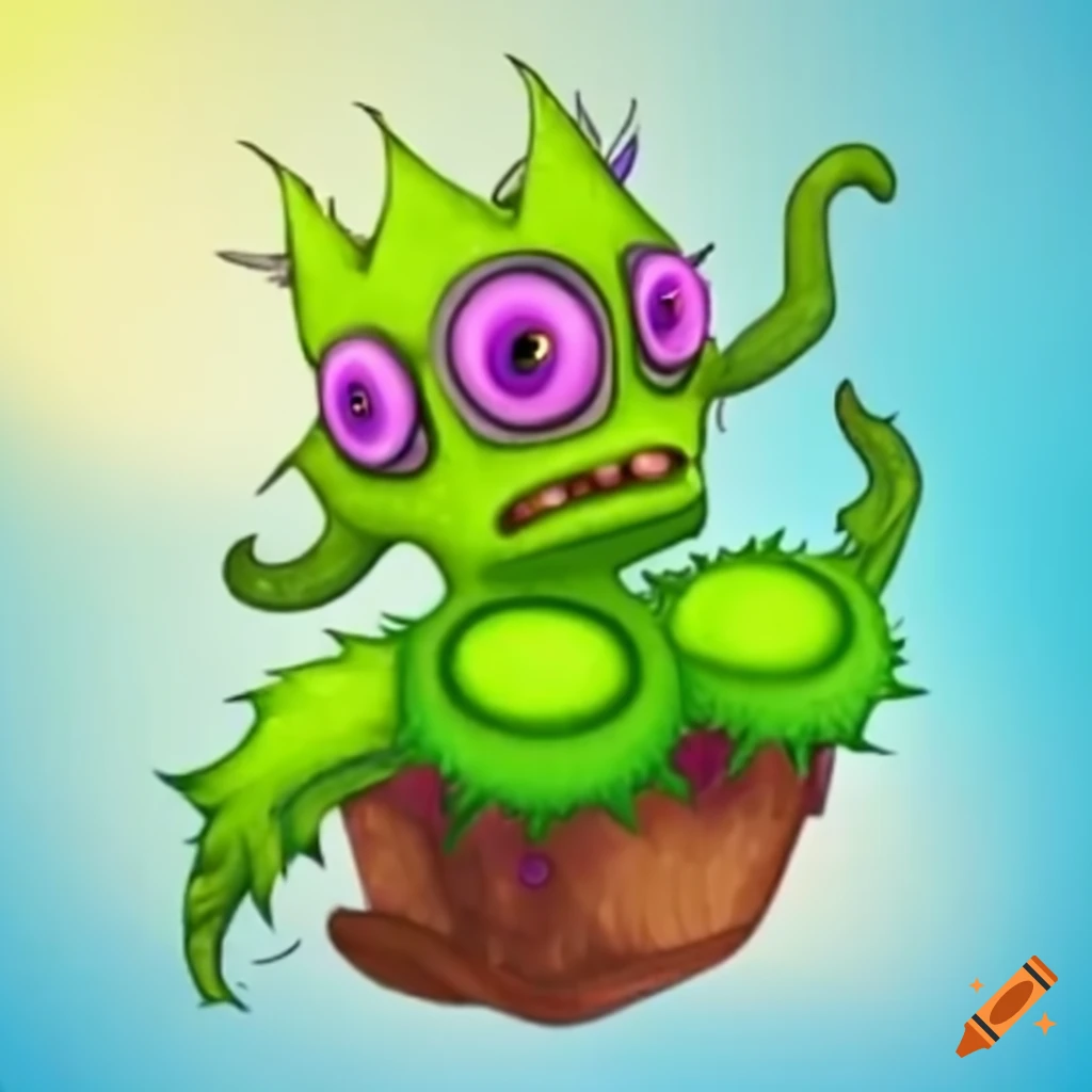 Image of My Singing Monsters plant and mythical creatures on Craiyon