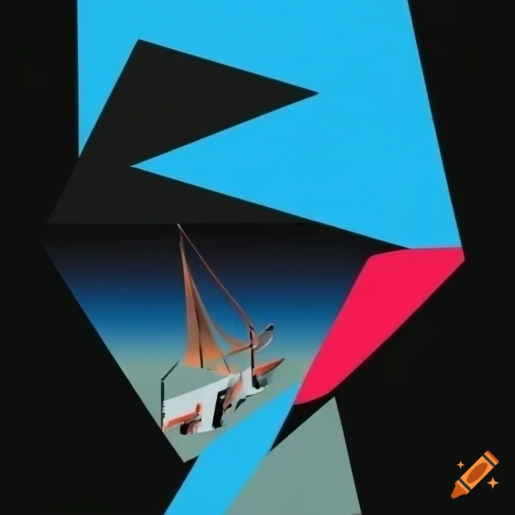 Colorful surreal poster design with intricate details on Craiyon