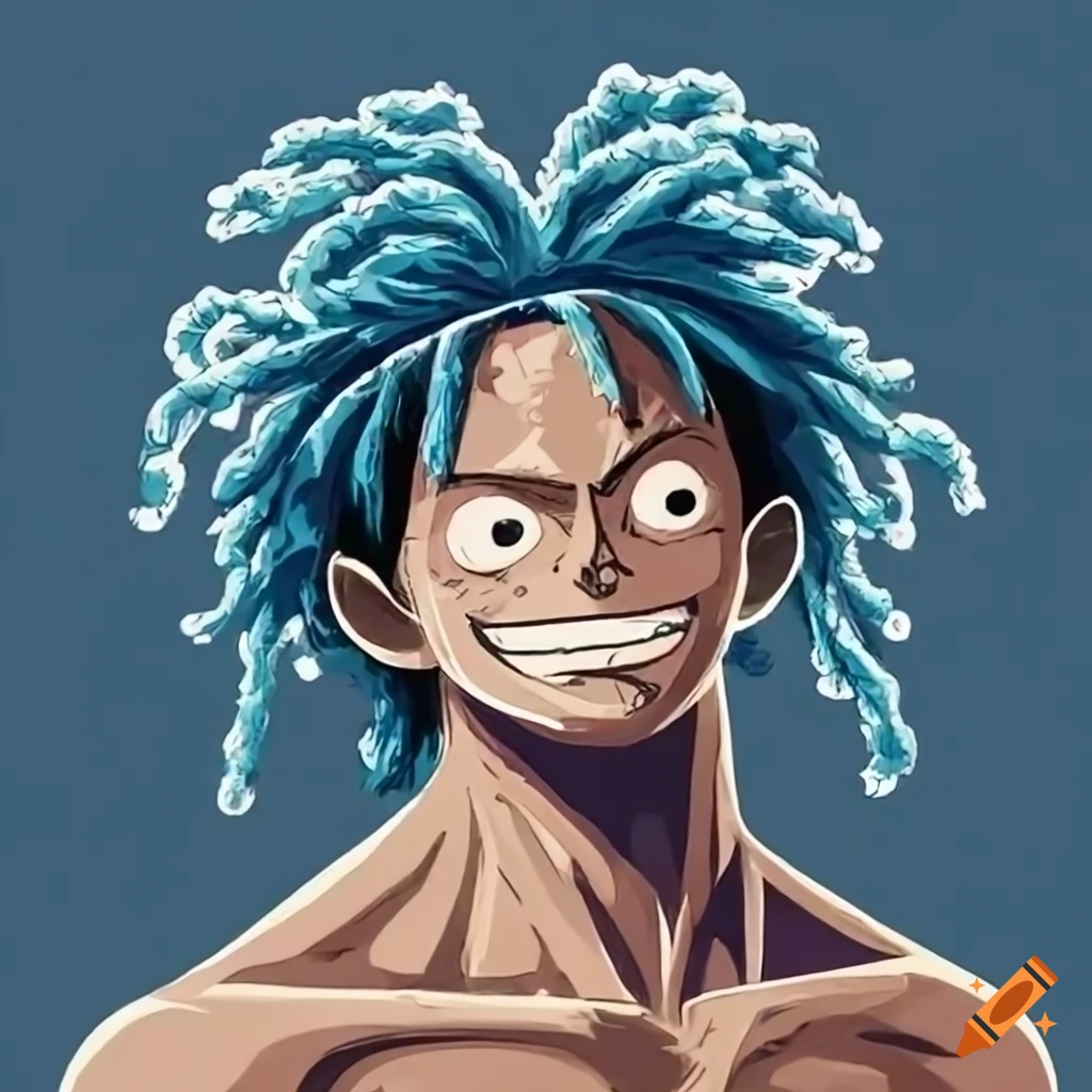 Ultrarealistic portrait of a regal man with long dreadlocks on Craiyon