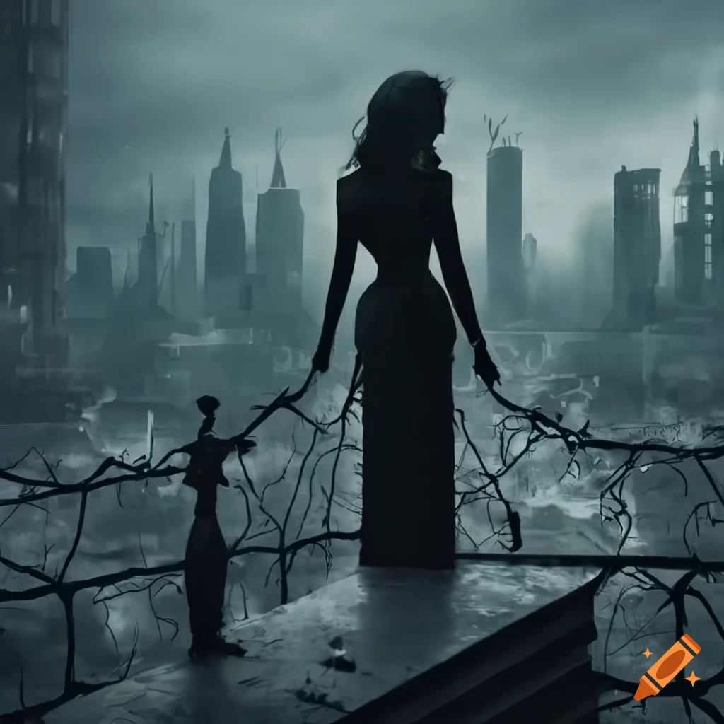 Alice in wonderland inspired artwork of modern-day paris on Craiyon