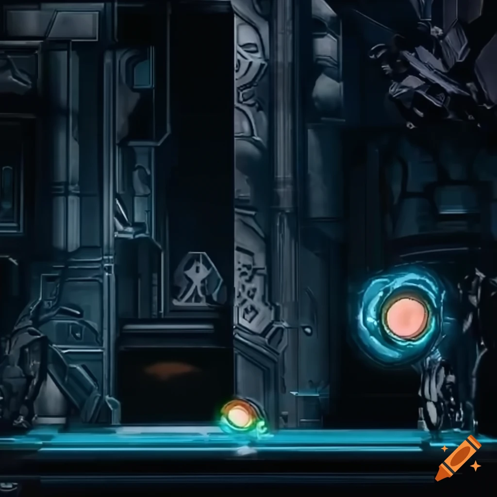 High resolution tiles from metroid dread game on Craiyon