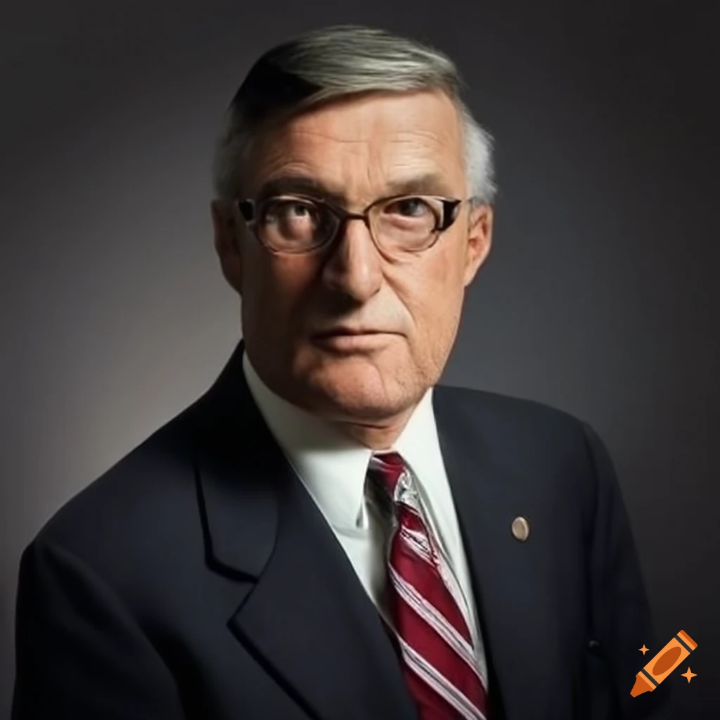 Portrait of a politician on Craiyon