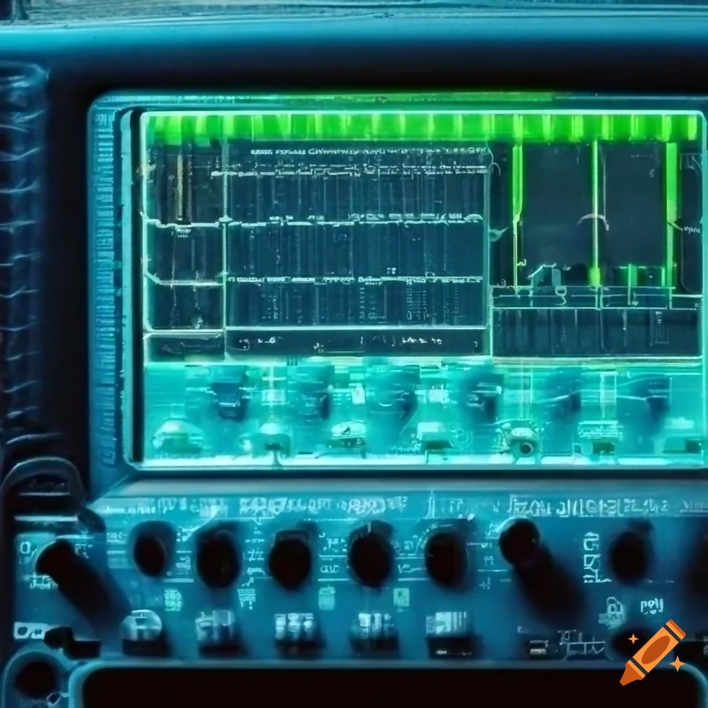 Oscilloscope in a laboratory