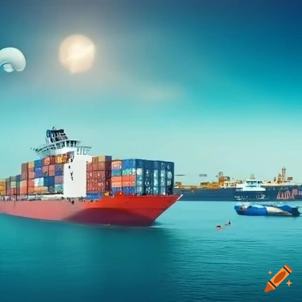 Illustration of port forwarding concept on Craiyon