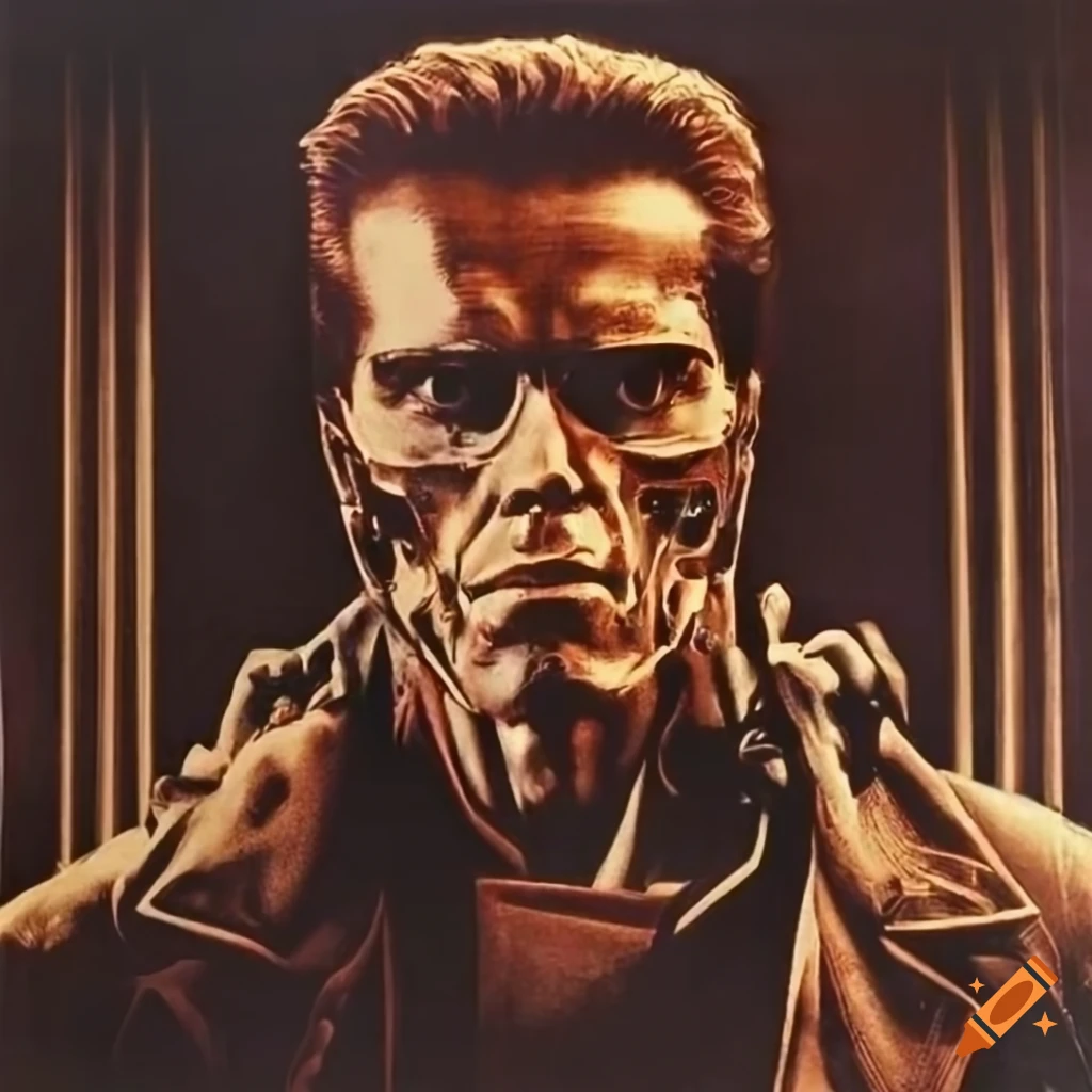 Poster of the terminator from the 1920s