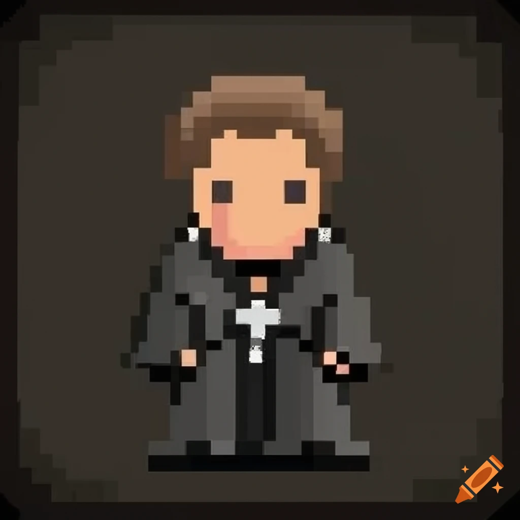 Pixel art of three masked surgeons in a dark setting on Craiyon