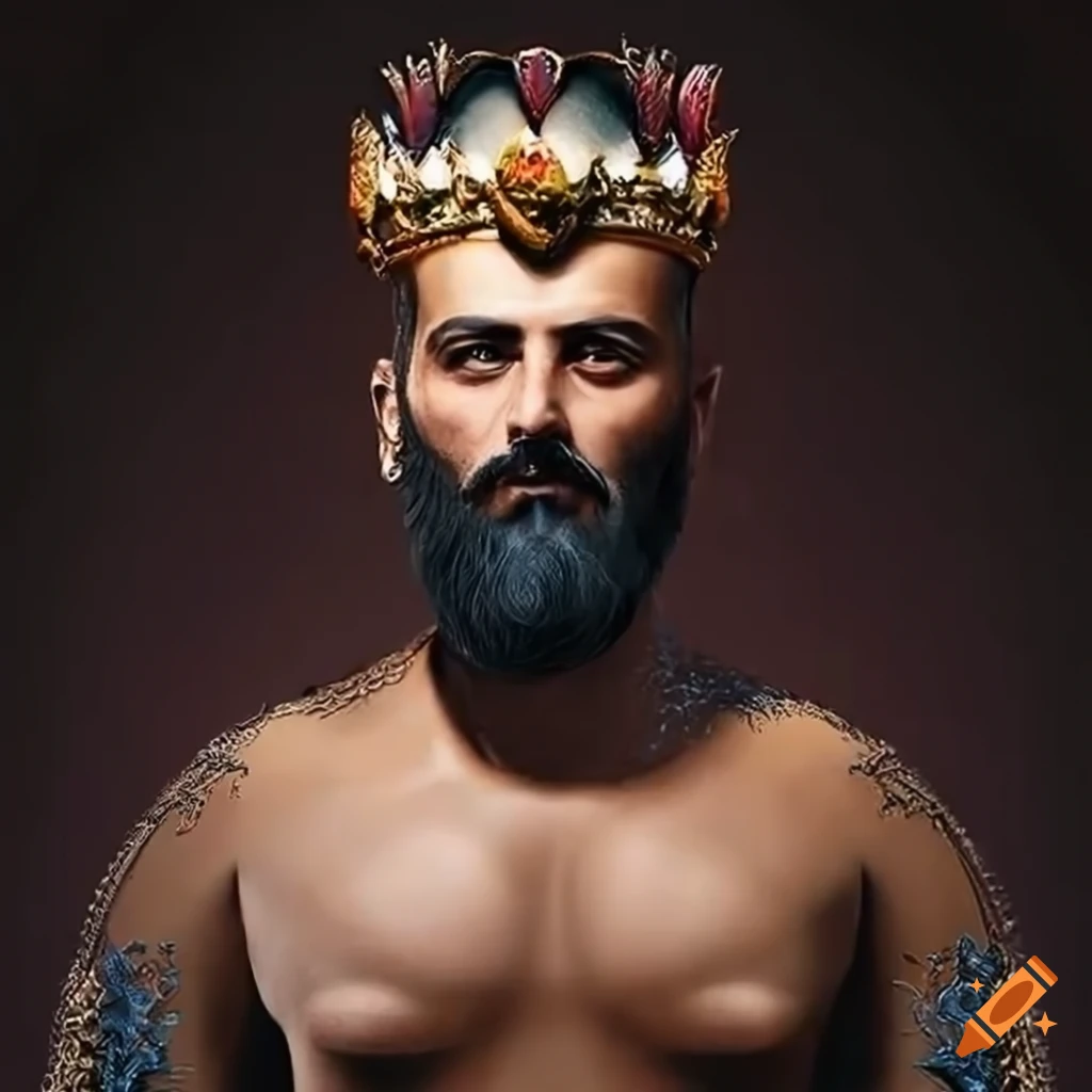 Digital artwork of Koroush, the king of Iran in NFT form on Craiyon