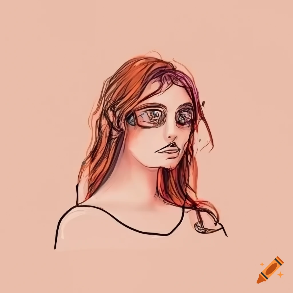 Abstract line drawing with vague message on Craiyon