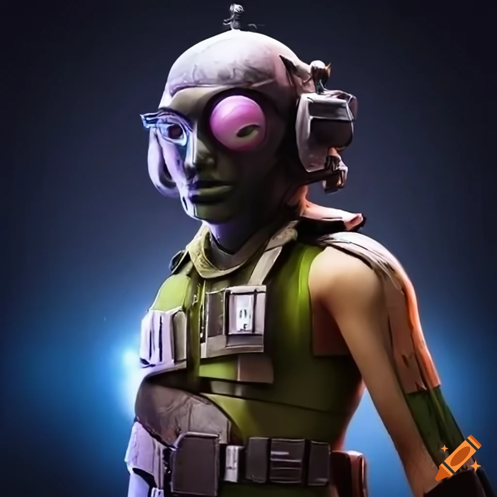 Twilek character from star wars