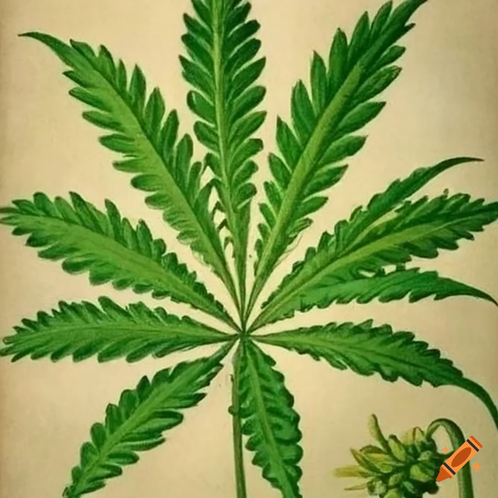 Vintage marijuana advertisement from 1944 on Craiyon
