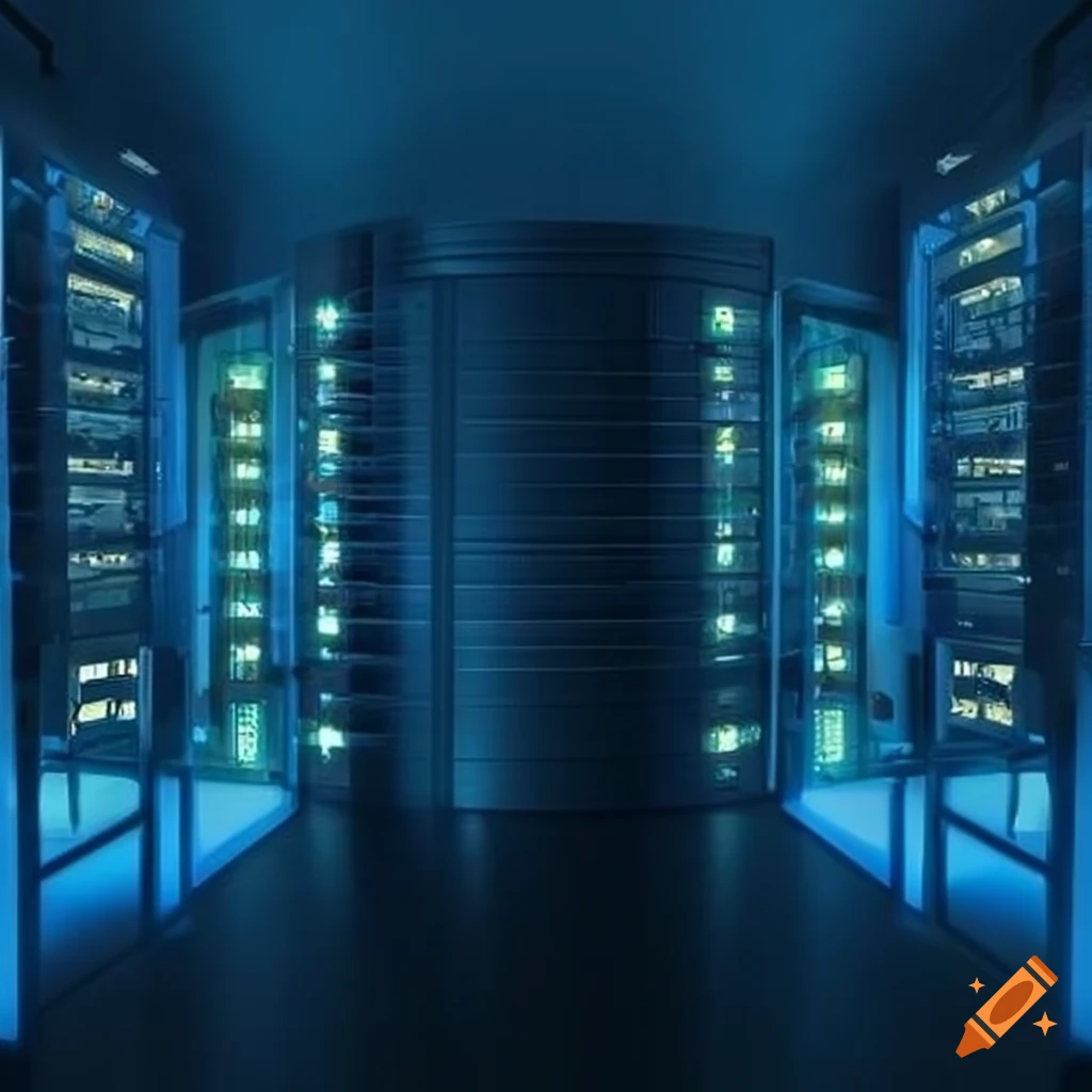 New concept server room on Craiyon