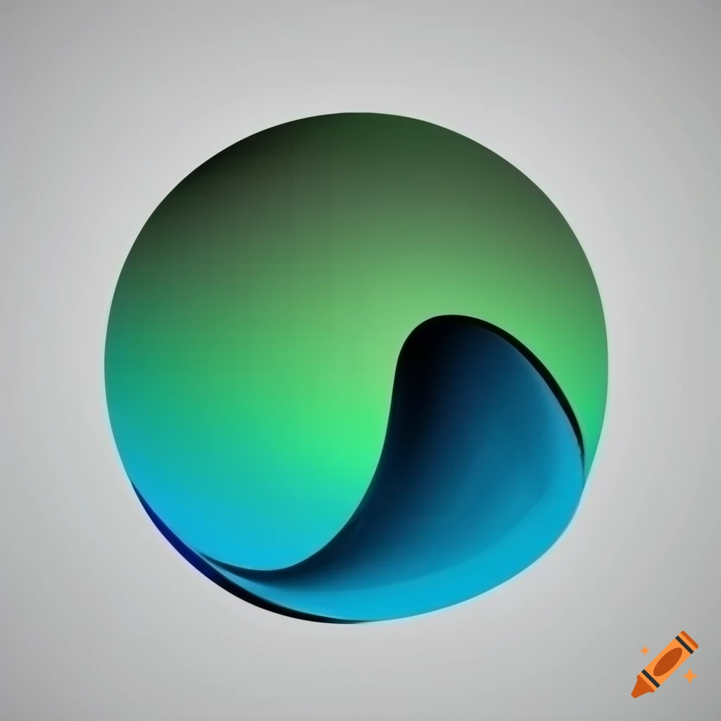 Blue abstract school logo in 1 color with book theme on Craiyon