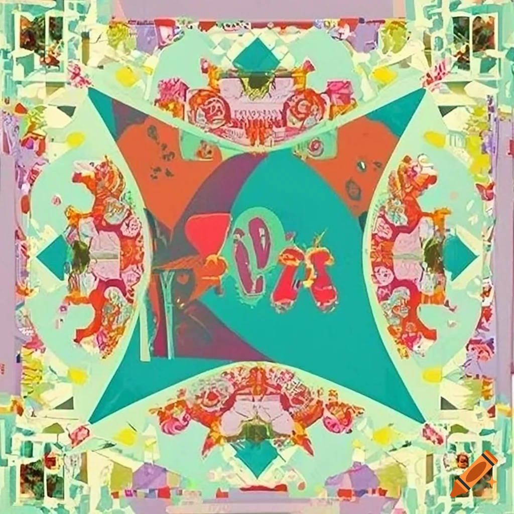 Retro abstract poster design for fleet of gypsies on Craiyon