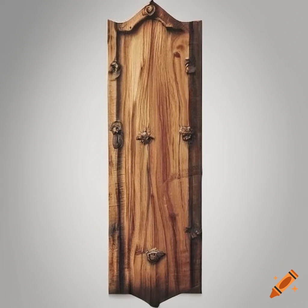 Medieval blank wooden plaque