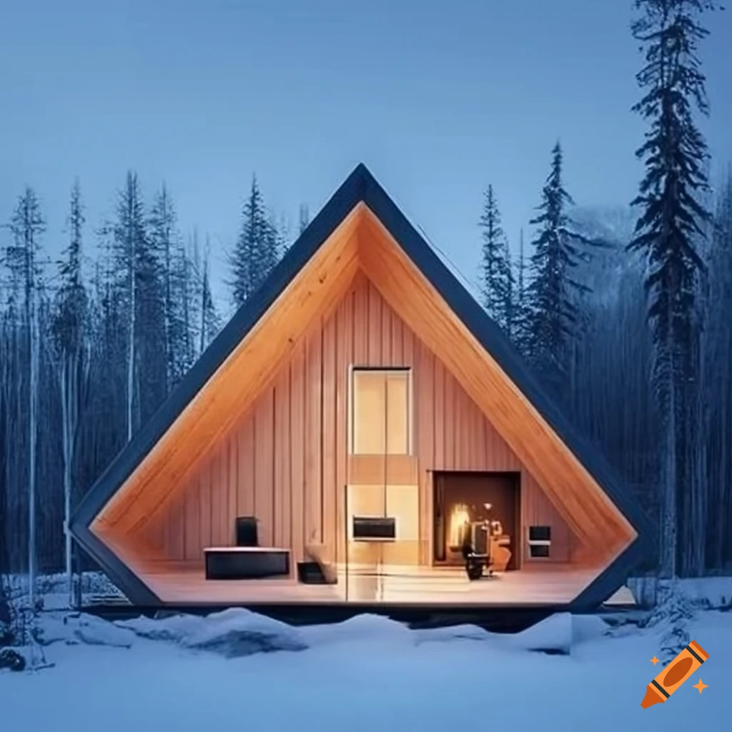 Sophisticated nordic minimalism tower cabin architecture on Craiyon