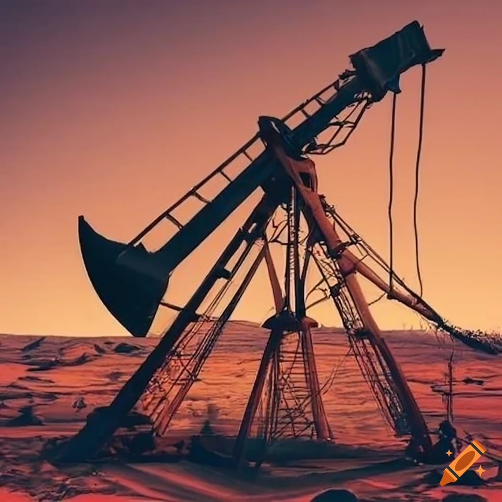 Derrick in the desert