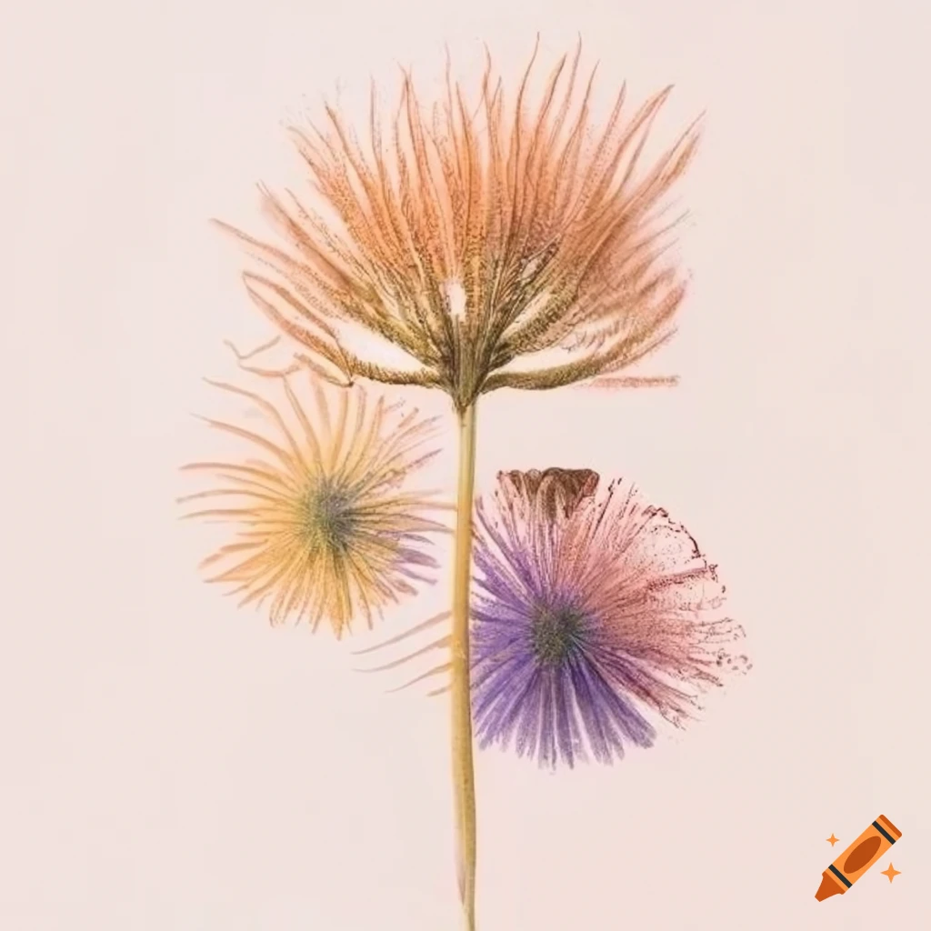 Moss botanical illustration on Craiyon