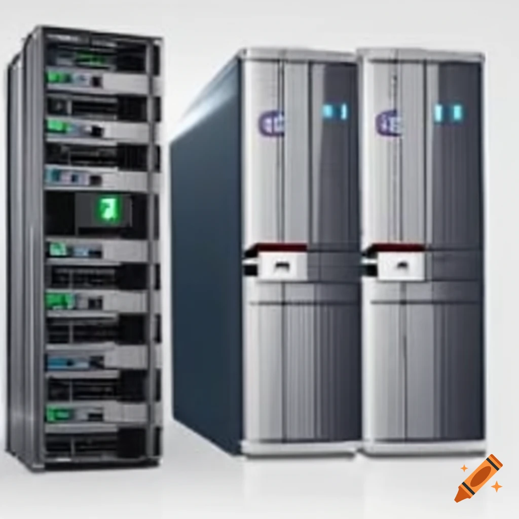 Illustration of multi-server instances on Craiyon