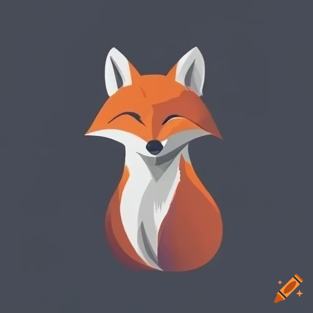 Simple fox logo