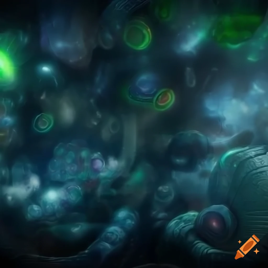 Realistic 2d background of metroid game on Craiyon