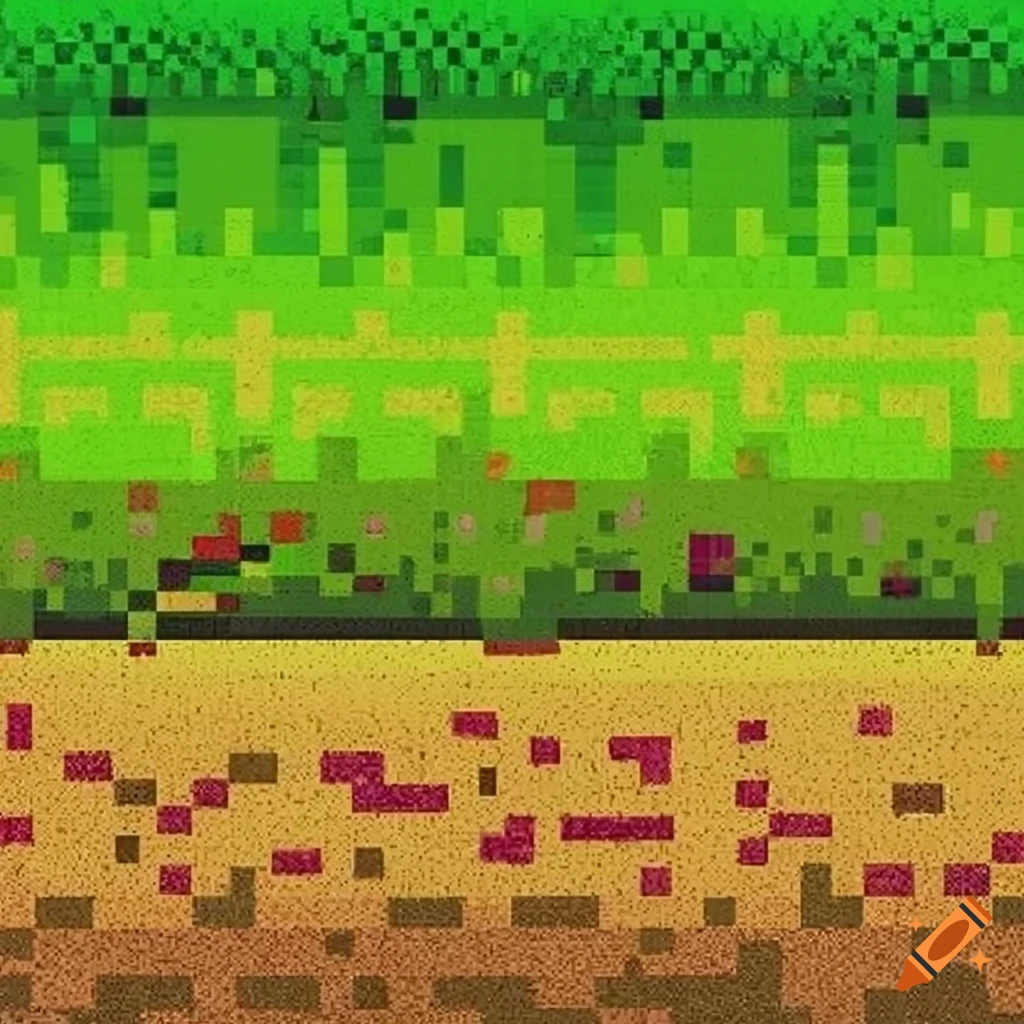 32x32 pixels grass and dirt texture on Craiyon