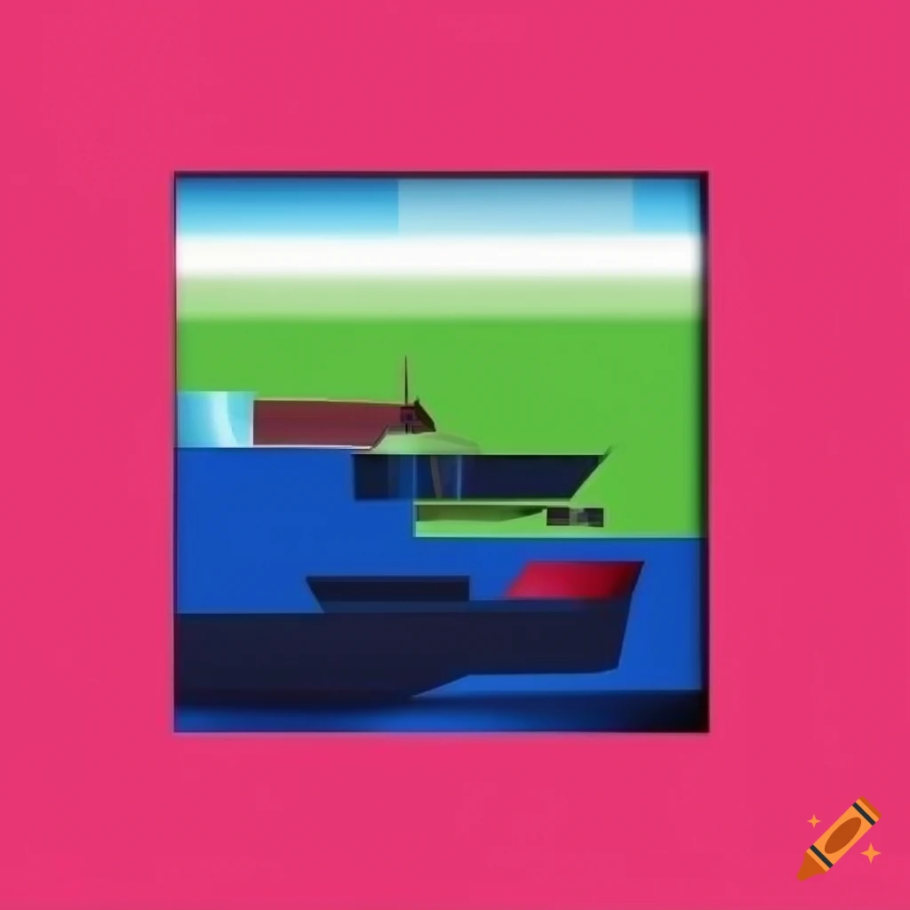 Abstract retro poster with intricate design and minimalist logo on Craiyon