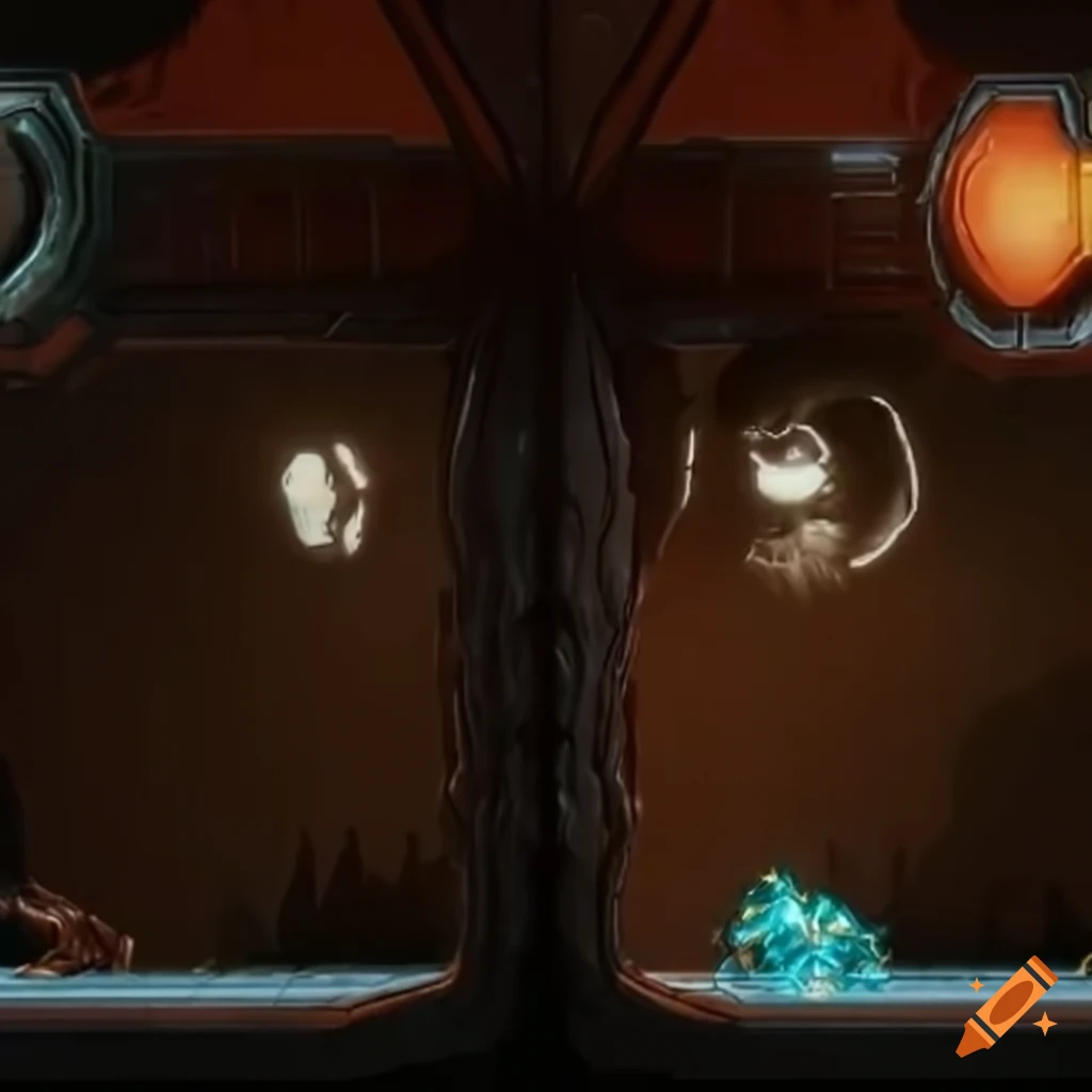 Realistic 2d game artwork of creepy alien stone tiles on Craiyon