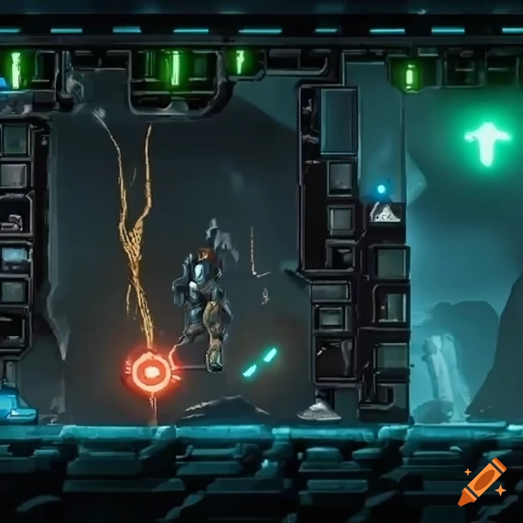 High resolution tiles of the metroid dread game on Craiyon