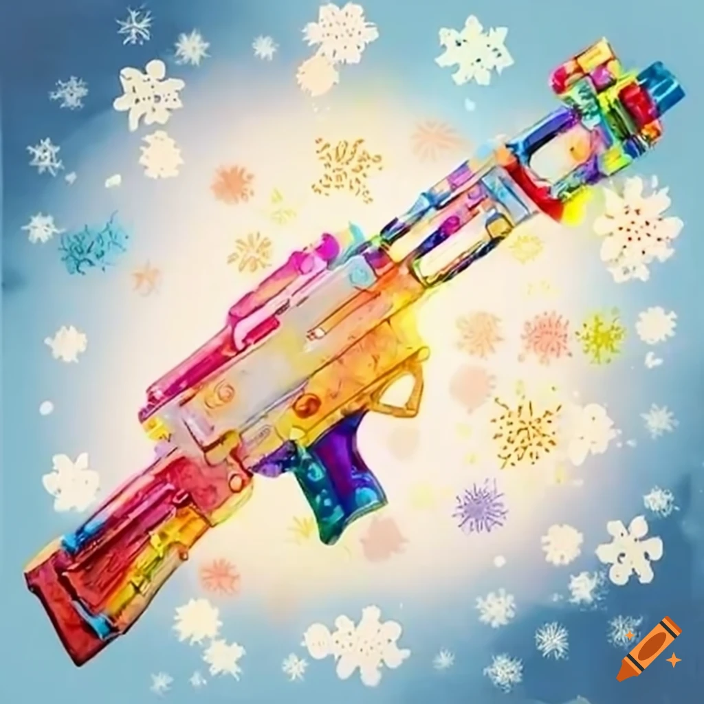 Confetti gun on Craiyon