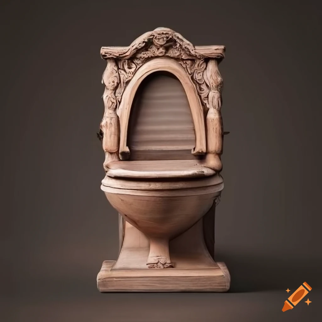 Luxury one billion dollar toilet fit for a king on Craiyon