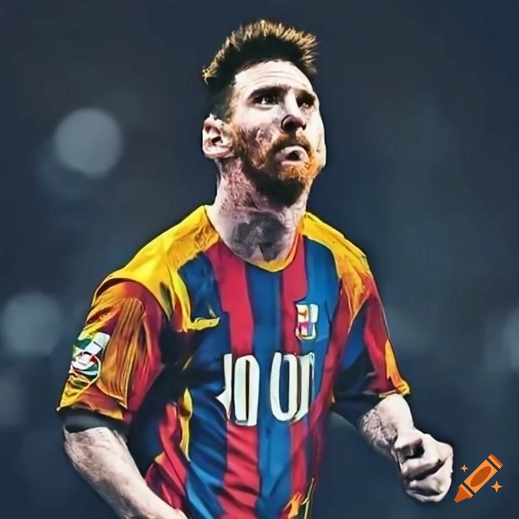 Image Of Messi Wearing A Real Madrid Jersey On Craiyon